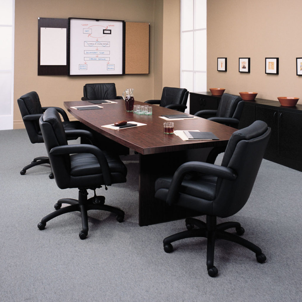 Global Boardroom Boatshape Conference Room Tables – Better Office Furniture