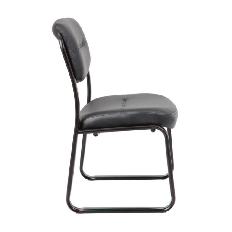 Black 9539 Sled Base Armless Side Chair – Better Office Furniture