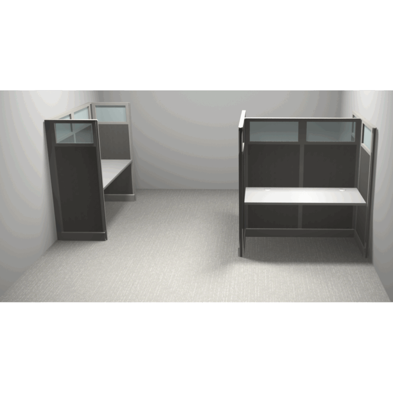 New 3 Person Small Cubicle Layout, Touchdown Stations – Better Office ...