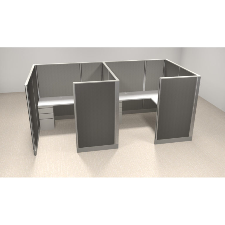 6×6′ Cubicle Layout, 67″H, Non-Power, EOF $2,643 per cube – Better ...