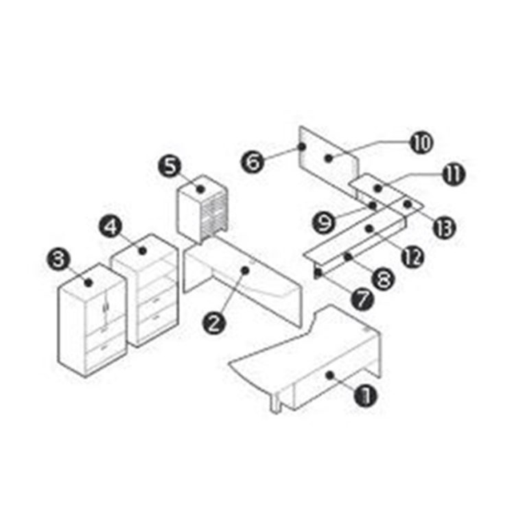 Global Zira U Shaped Modern Reception Desk $9,526 – Better Office Furniture