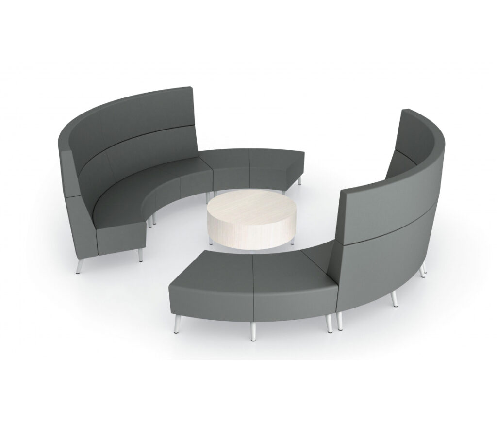 Global River Collection Modular Lobby Seating Configuration with Power ...